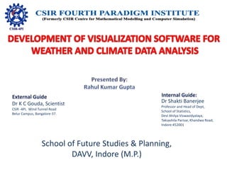 Weather and Climate Visualization software | PPTX