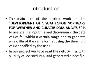 Weather and Climate Visualization software | PPTX