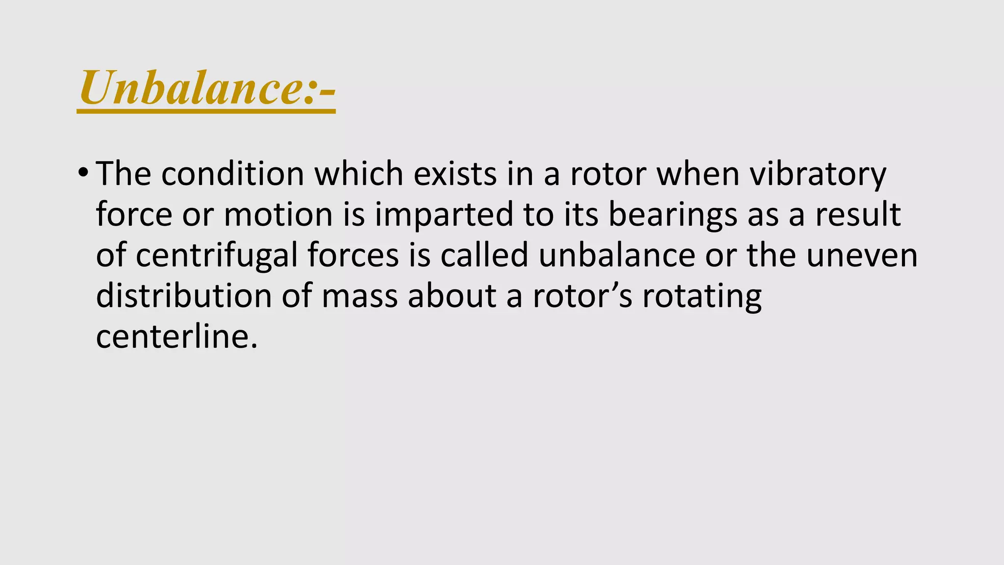 Static and Dynamic Balancing of Rotating Mass | PPTX