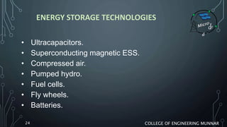 MicroGrid and Energy Storage System COMPLETE DETAILS NEW PPT | PPSX