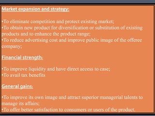 MERGER AND ACQUISITION | PPTX