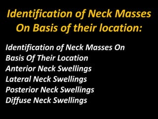 Presentation1.pptx, radiological imaging of adult neck masses. | PPTX