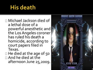 Michael Jackson | PPTX