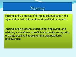 staffing | PPT
