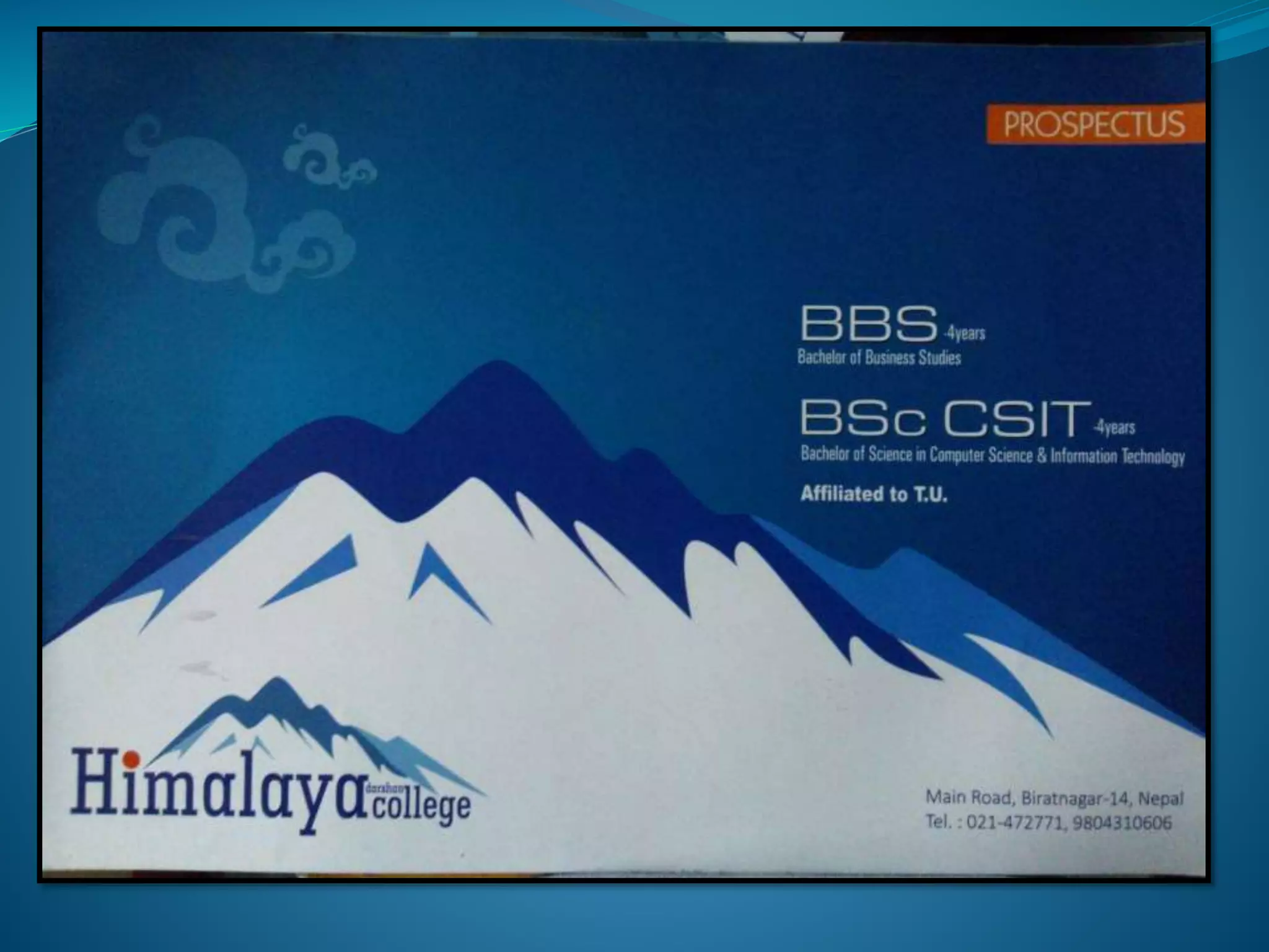 BSc.CSIT, HImalaya Darshan College | PPSX