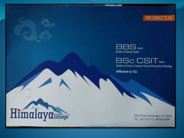 BSc.CSIT, HImalaya Darshan College | PPT
