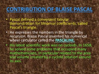 BLAISE PASCAL | PPTX