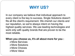 SYNERGY THRISLINGTON (EMERGING COMPANY IN PUF MARKET) | PPTX