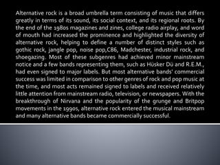 Alternative music | PPT
