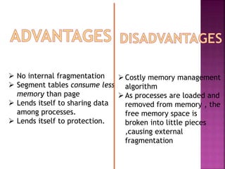 Paging and Segmentation in Operating System | PPTX