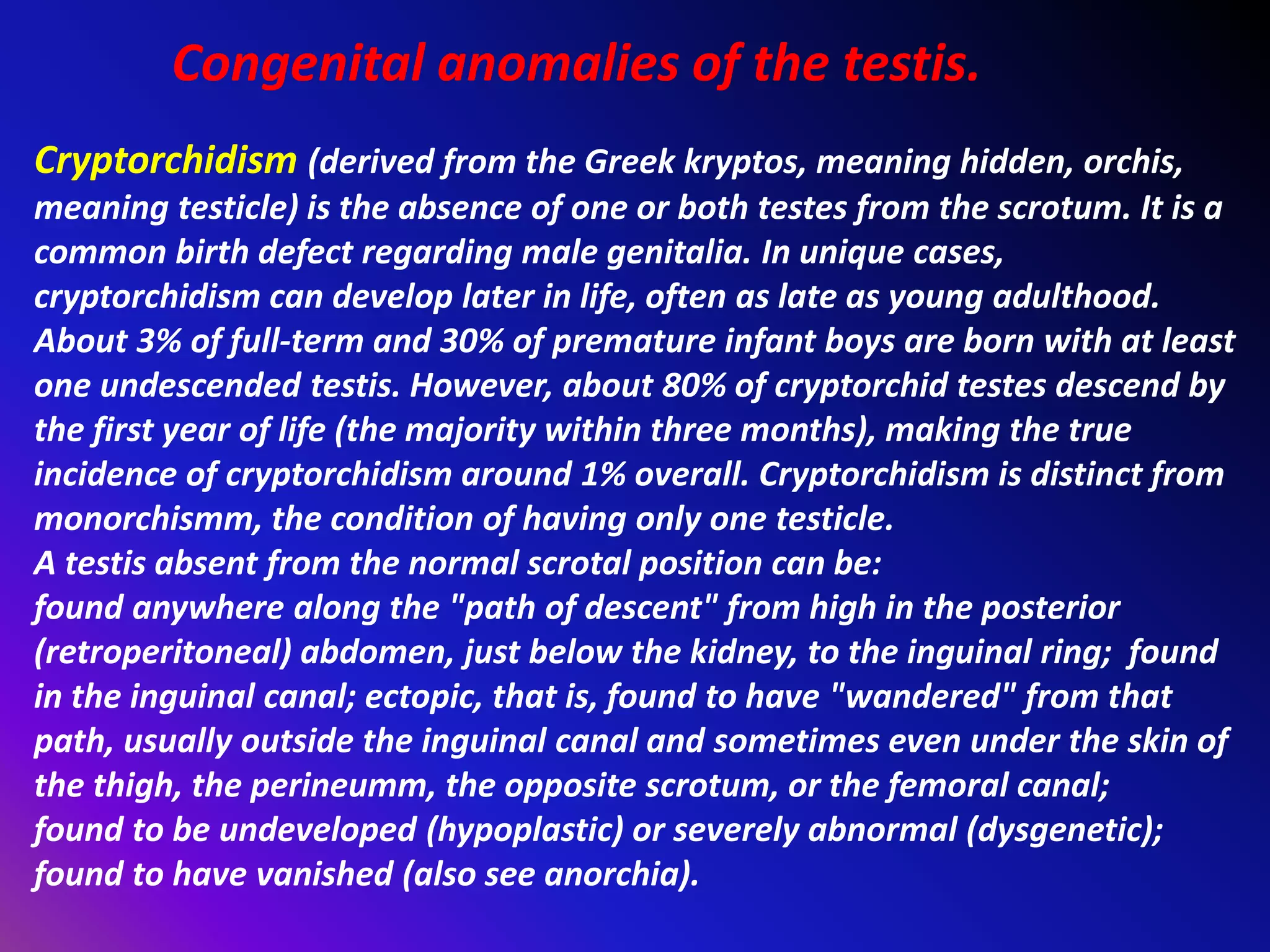 Presentation1.pptx, radiological imaging of scrotal diseases. | PPTX