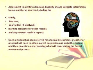 detailed presentation on learning disabilities | PPTX