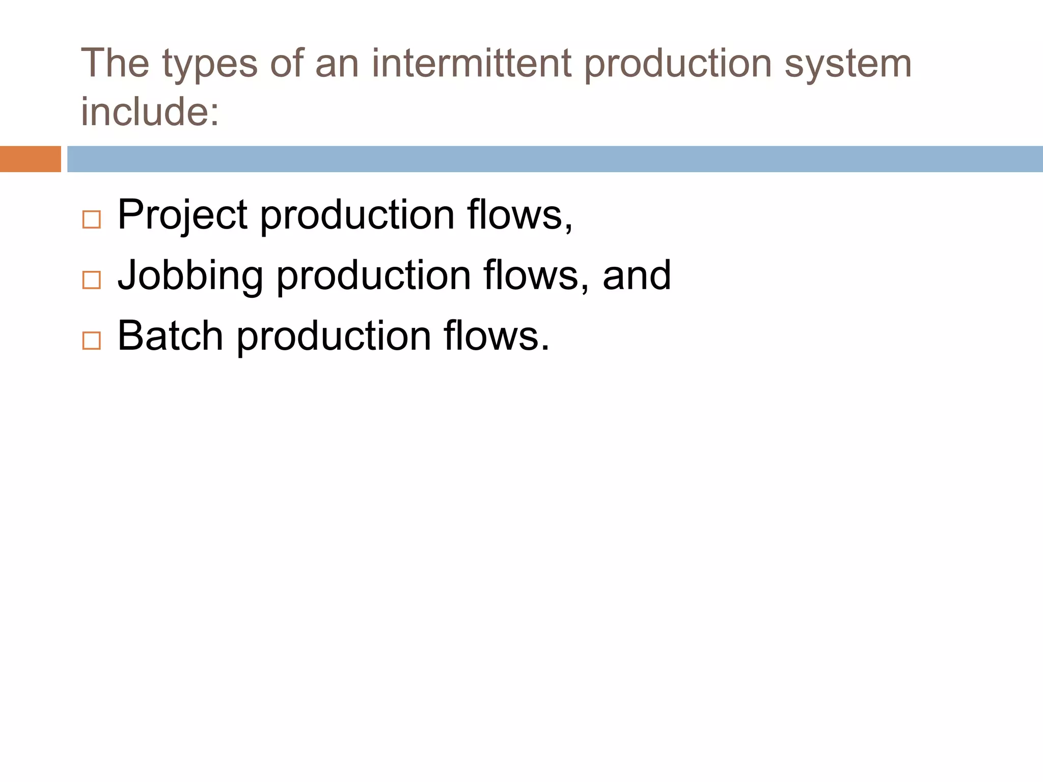 types of production system | PPTX