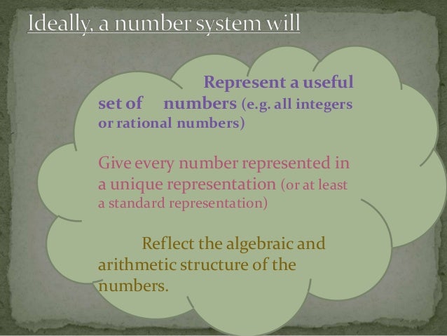 evolution of number system
