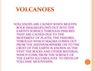 VOLCANOES | PPTX
