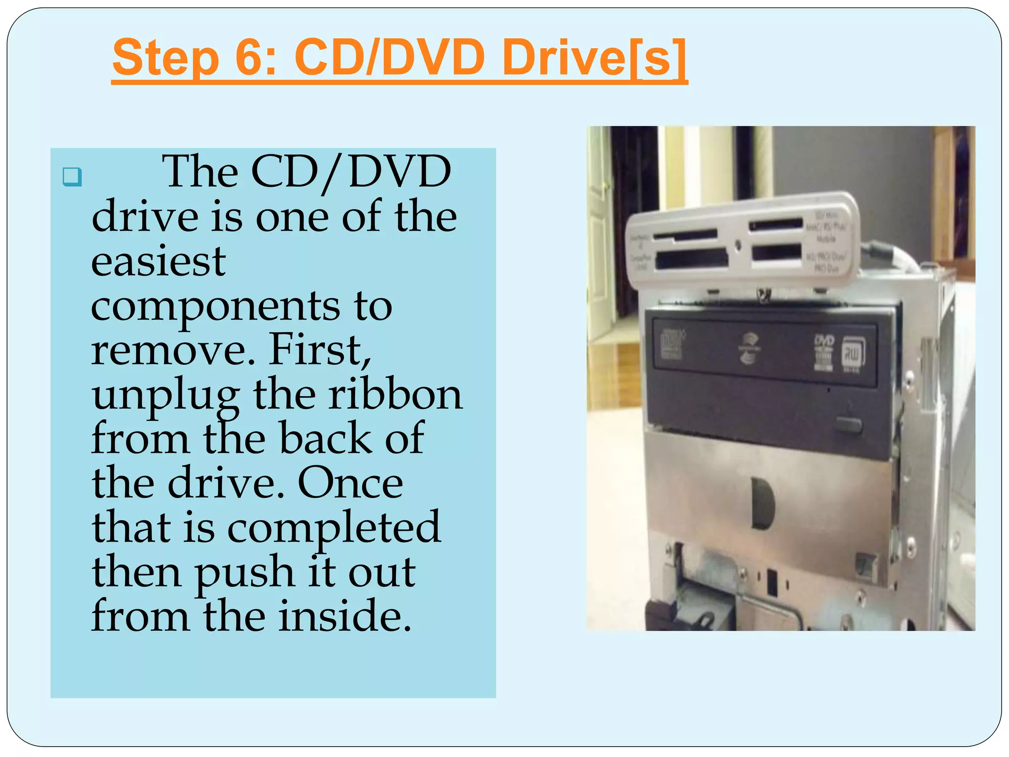 Disassembling a PC | PPTX