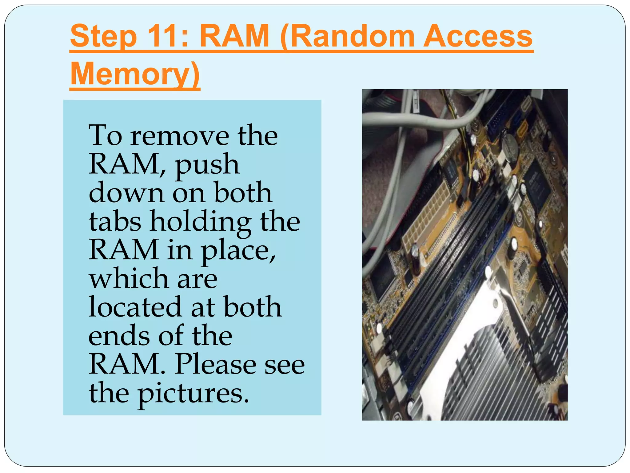 Disassembling a PC | PPTX