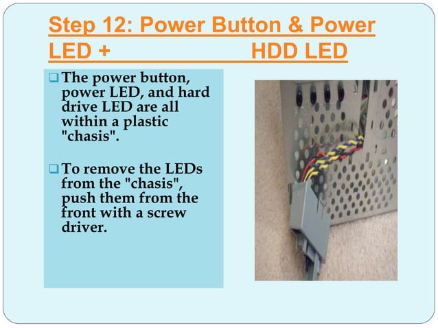 Disassembling a PC | PPTX | Computer Peripherals | Computing