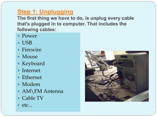 Disassembling a PC | PPTX