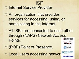 Presentation 1 The Internet | PPTX