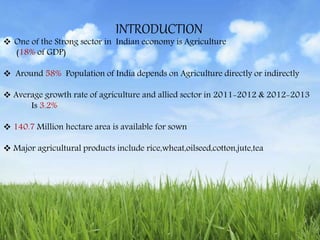 Indian Agriculture | PPT