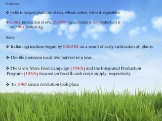 Indian Agriculture | PPT