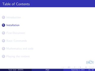 Introduction to Latex | PDF