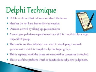 Group Decision Making Techniques | PPTX