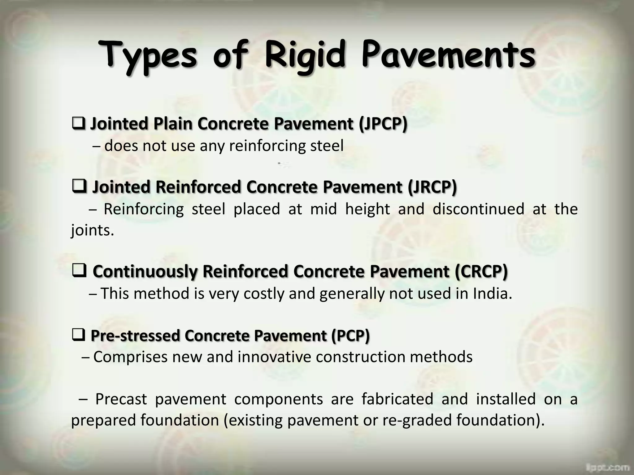 CONSTRUCTION OF CEMENT CONCRETE ROAD | PPTX