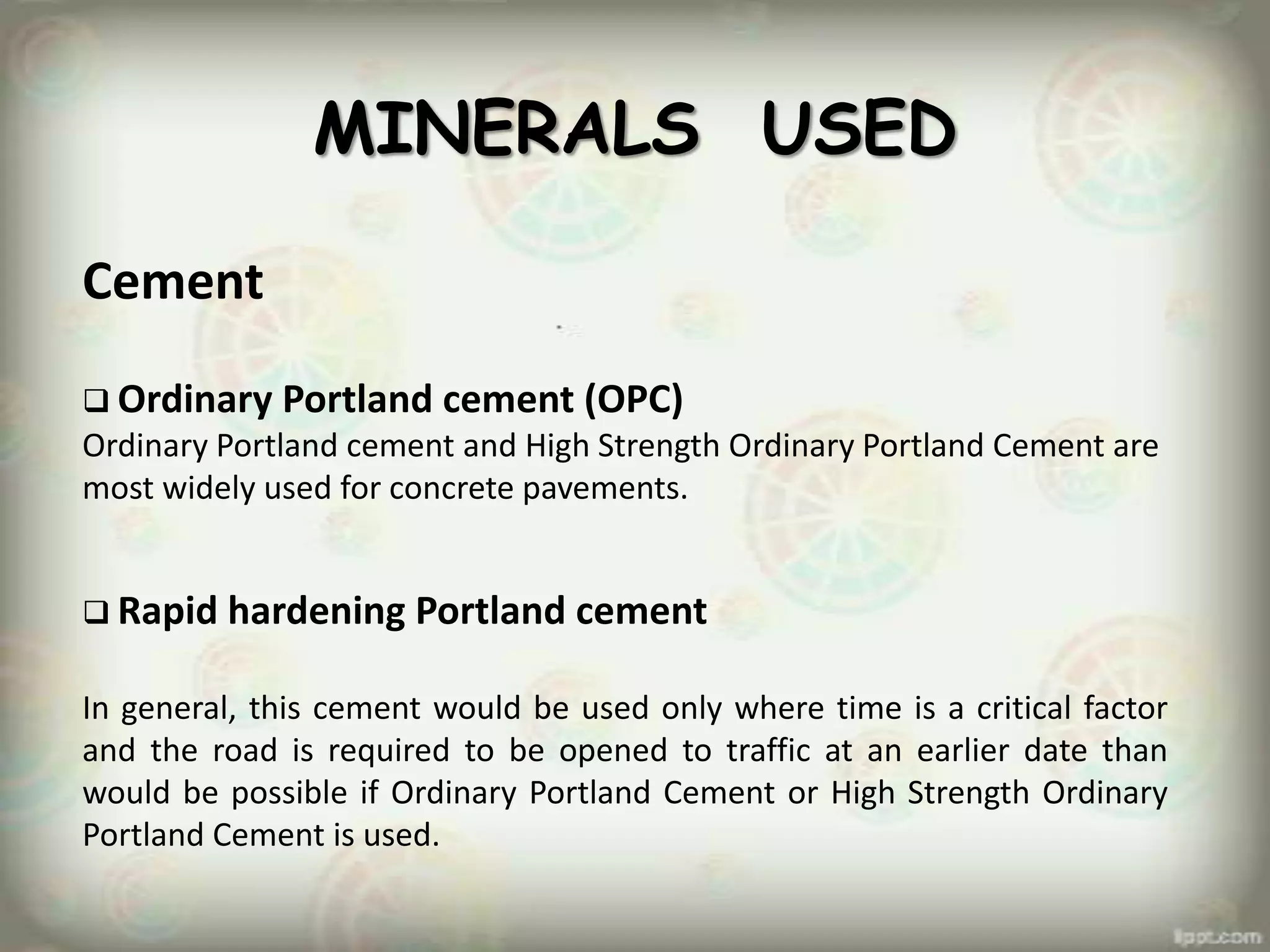 CONSTRUCTION OF CEMENT CONCRETE ROAD | PPTX