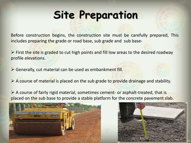 CONSTRUCTION OF CEMENT CONCRETE ROAD | PPTX | Civil Engineering ...