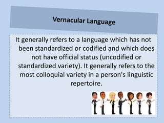 Sociolinguistic Aspect of Language | PPTX