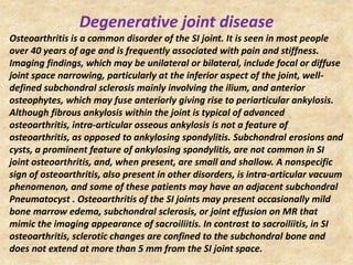 Presentation1.pptx, radiological imaging of sacroiliac joint diseases ...
