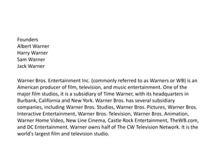 warner bro | PPT