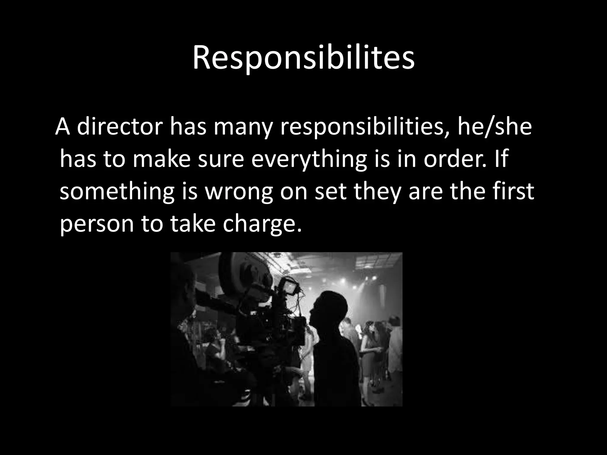 Role of the Director | PPT