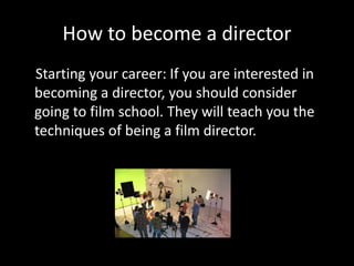 Role of the Director | PPT