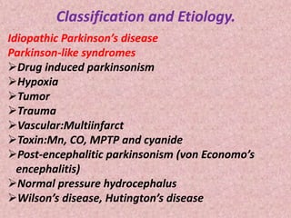 Presentation1.pptx, radiological imaging of parkinsonism. | PPTX