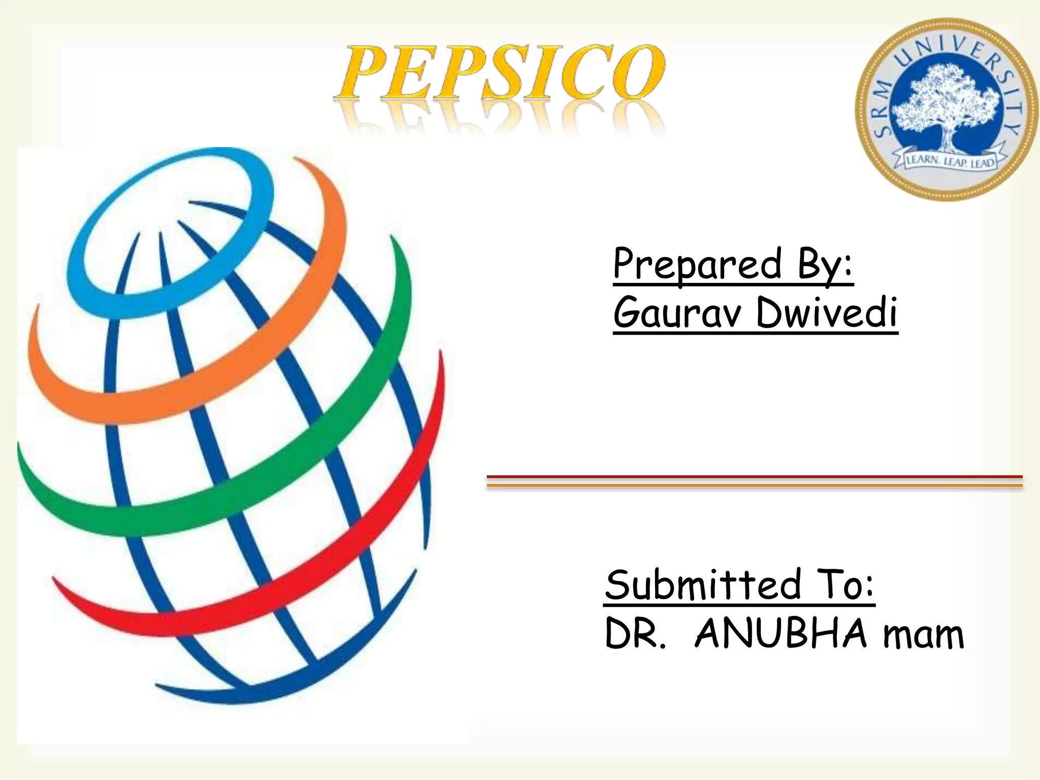 ppt on pepsico | PPTX
