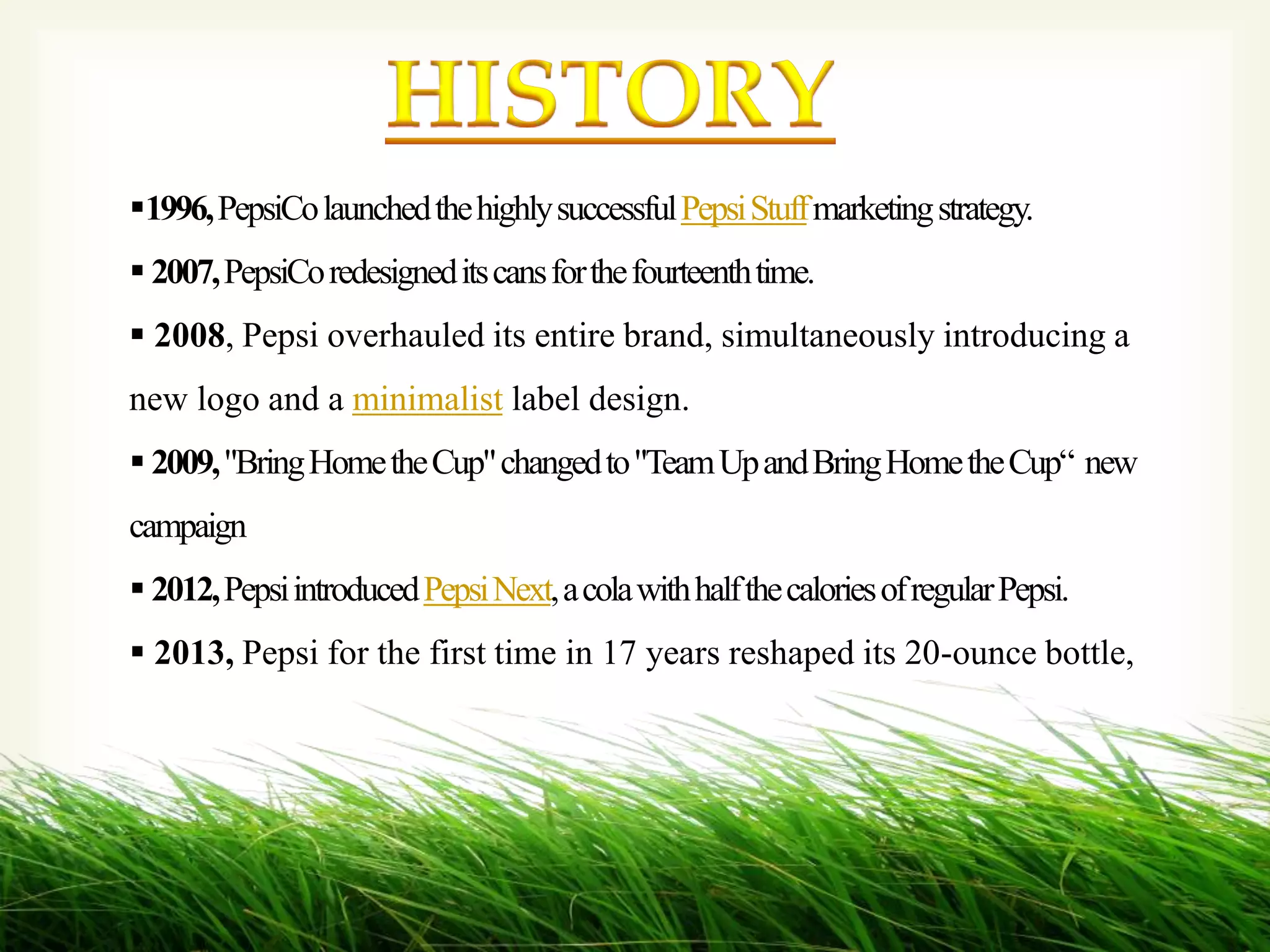 ppt on pepsico | PPTX