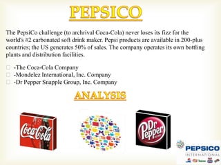 ppt on pepsico | PPTX