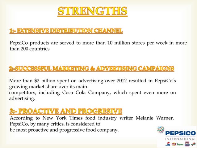 ppt on pepsico | PPTX | Business | Business and Finance