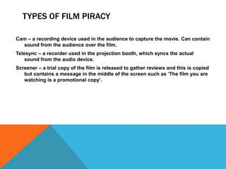 film piracy | PPT