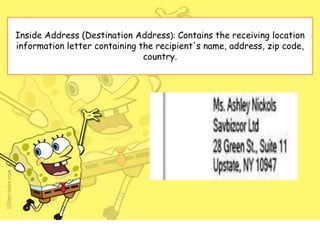 Inside Address | PPT