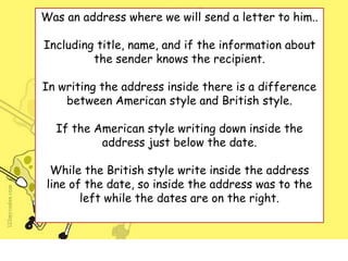 Inside Address | PPT