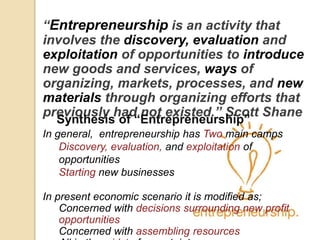 Entrepreneurship | PPTX