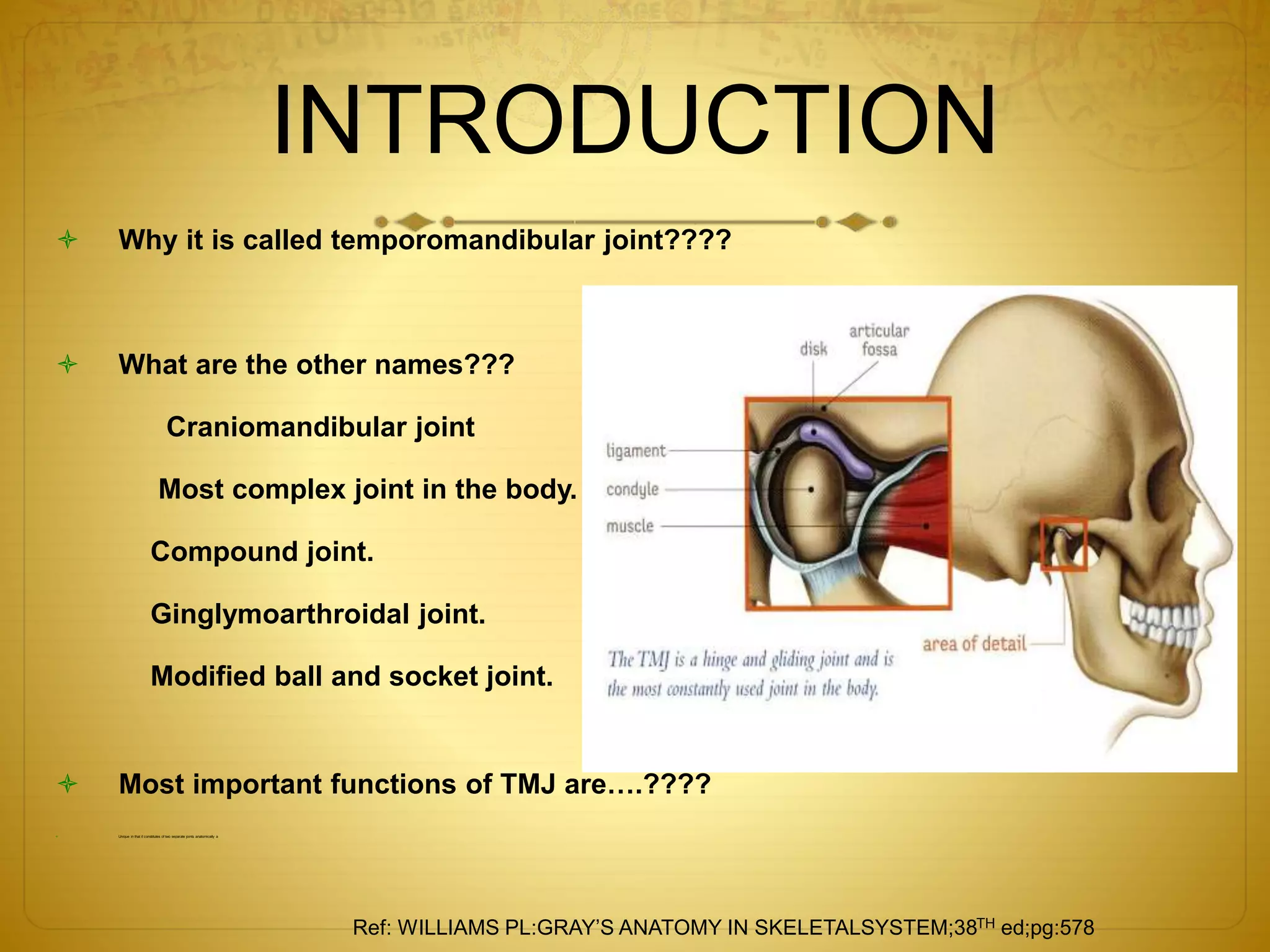 TMJ and its relation to periodontics | PPTX