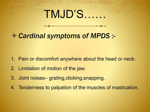 TMJ and its relation to periodontics | PPTX | Geology | Science