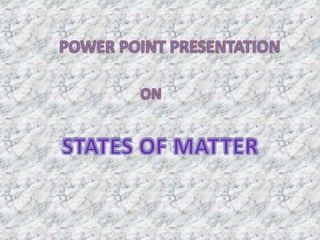 MATTER | PPT