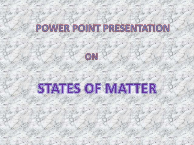 MATTER | PPT