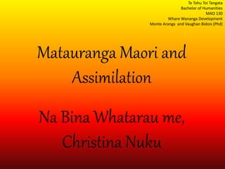 Matauranga Maori | PPTX